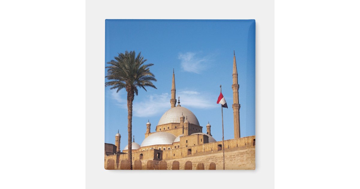 Egypt, Cairo, Citadel, Muhammad Ali Mosque Magnet | Zazzle