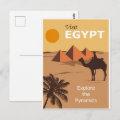 Egypt Cairo Vintage Travel Postcard | Zazzle