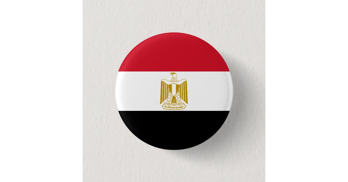 Egypt Flag Button | Zazzle
