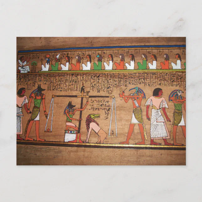 Egypt-Hieroglyphs Postcard | Zazzle