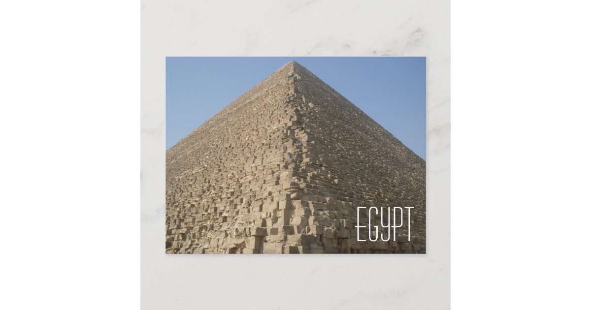 Egypt Pyramid Postcard | Zazzle