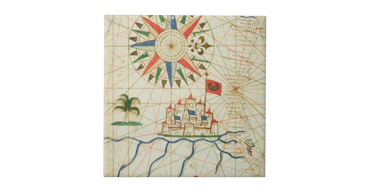 Egypt, the River Nile and Cairo Ceramic Tile | Zazzle