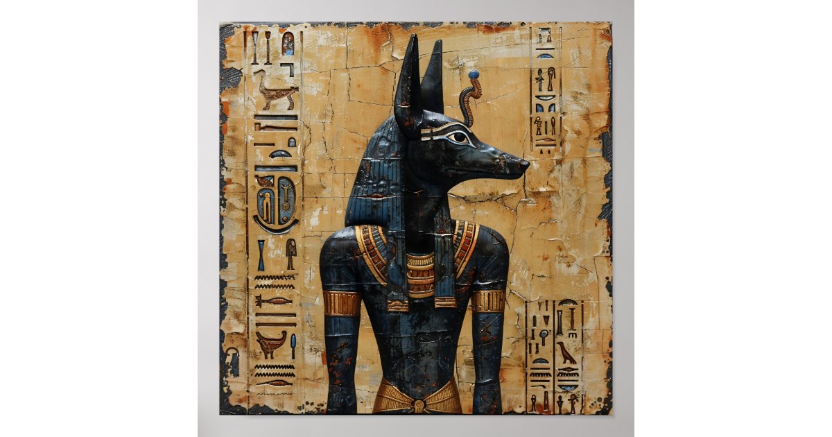 Egyptian Anubis Poster | Zazzle