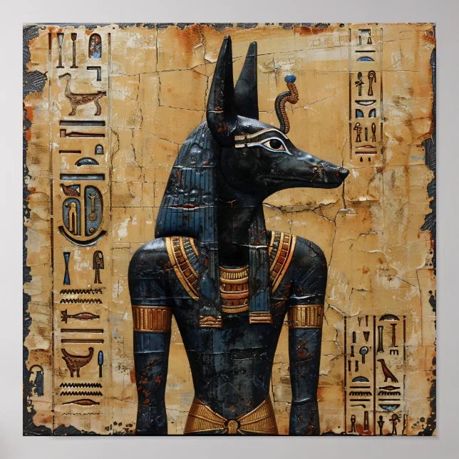 Egyptian Anubis Poster | Zazzle