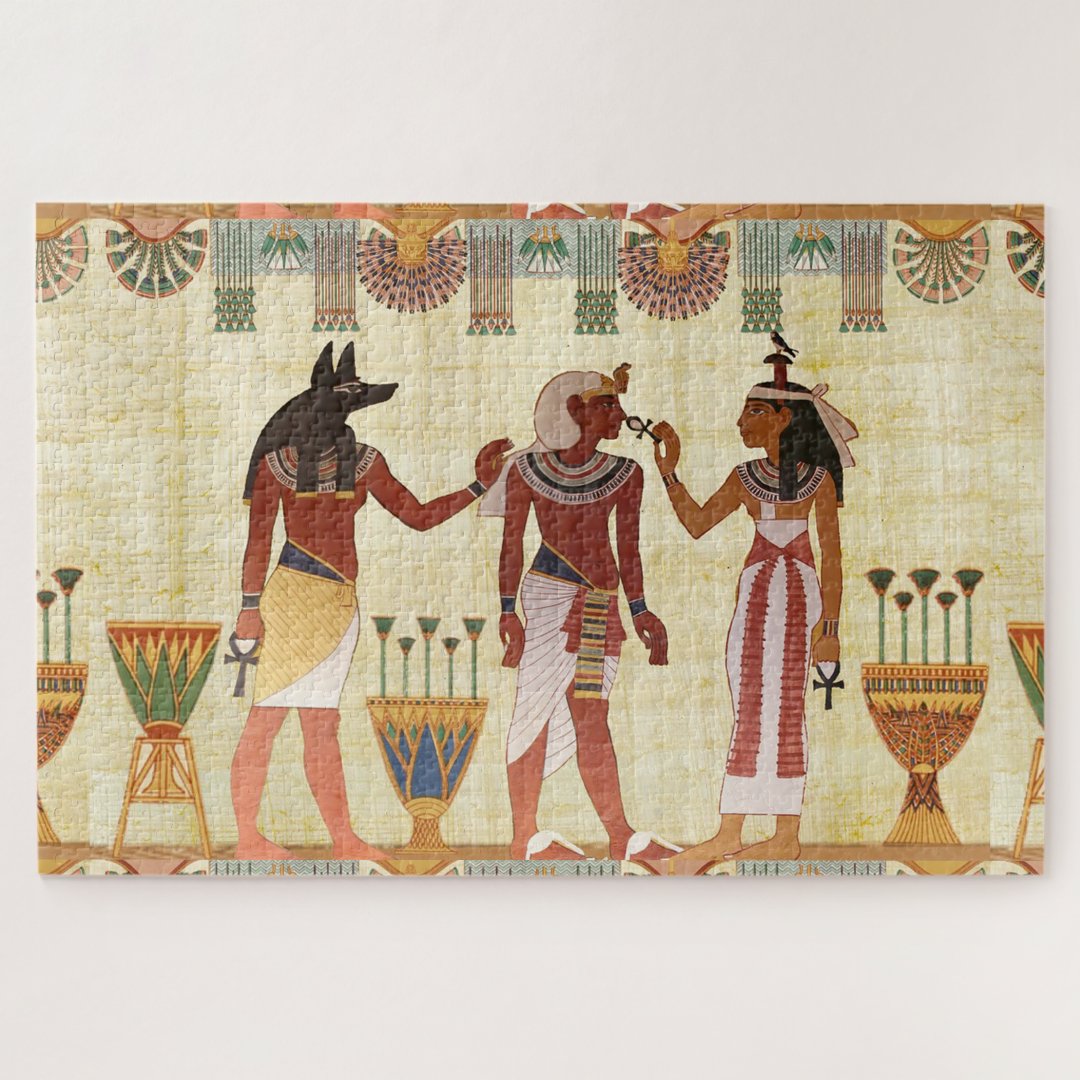 Egyptian Art Jigsaw Puzzle | Zazzle