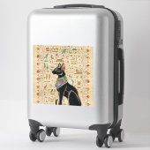 Egyptian Cat - Bastet on papyrus Sticker | Zazzle