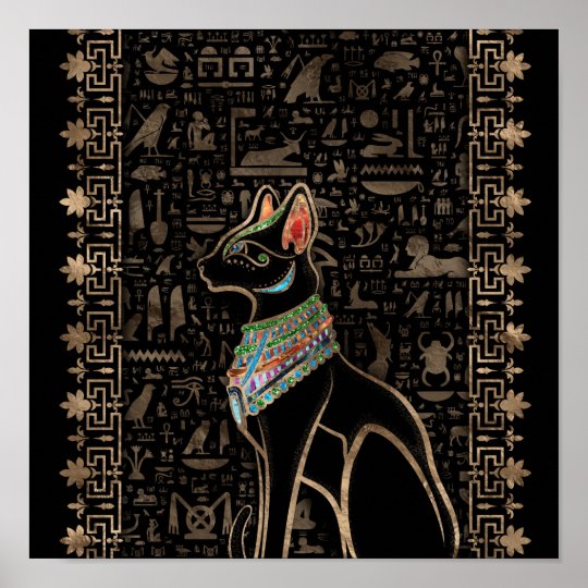 Egyptian Cat - Bastet Poster | Zazzle.com