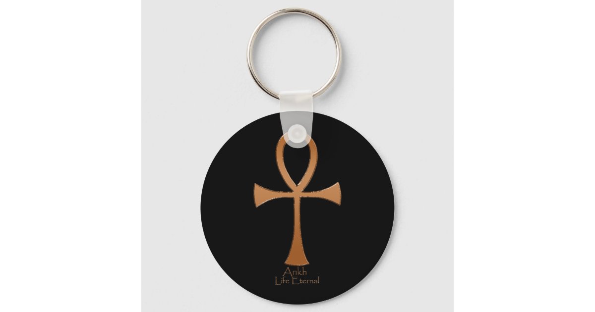 Egyptian Copper ANKH Keychain | Zazzle