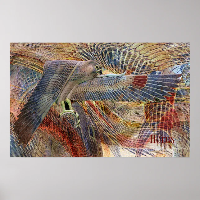 Egyptian Falcon Print | Zazzle