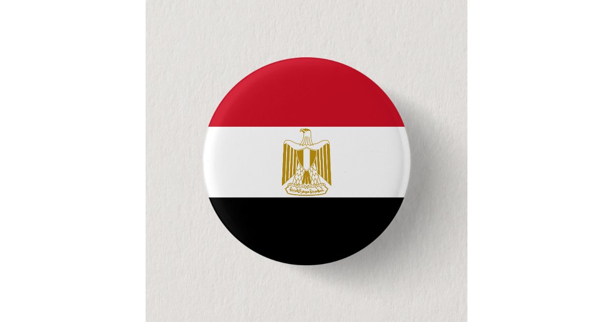 Egyptian flag button | Zazzle