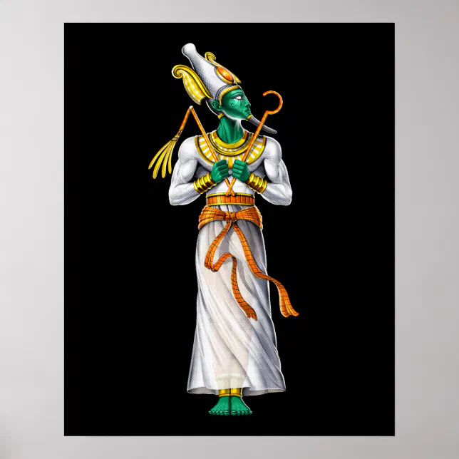 Egyptian God Osiris Poster | Zazzle