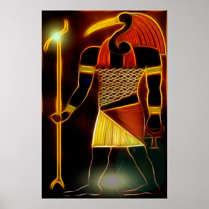 Egyptian God Thoth Poster | Zazzle