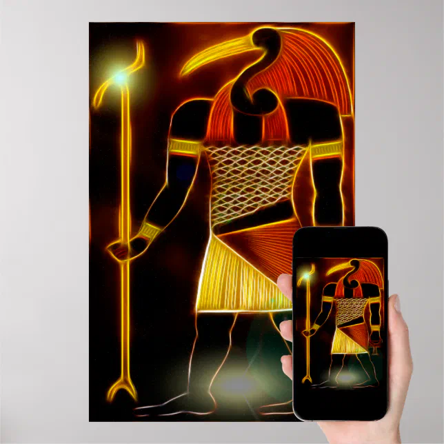 Egyptian God Thoth Poster | Zazzle