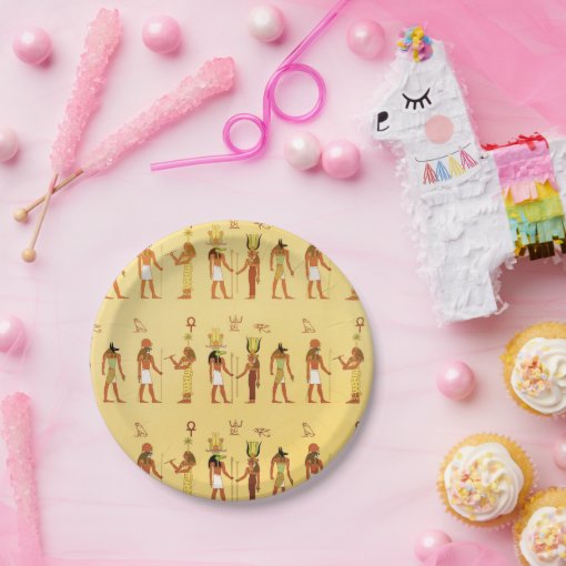 Egyptian Gods And Goddesses Paper Plates | Zazzle