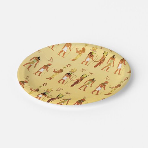 Egyptian Gods And Goddesses Paper Plates | Zazzle