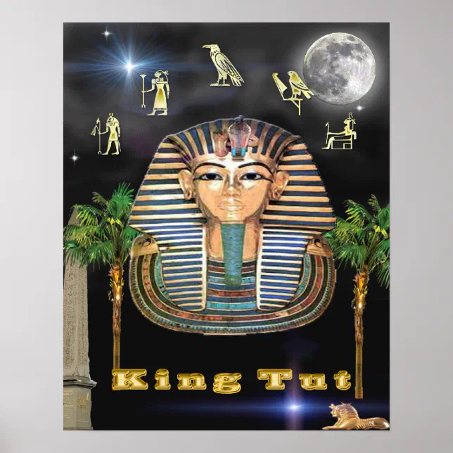 Egyptian King tut Poster | Zazzle
