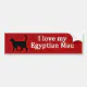 Egyptian Mau Love Bumper Sticker | Zazzle