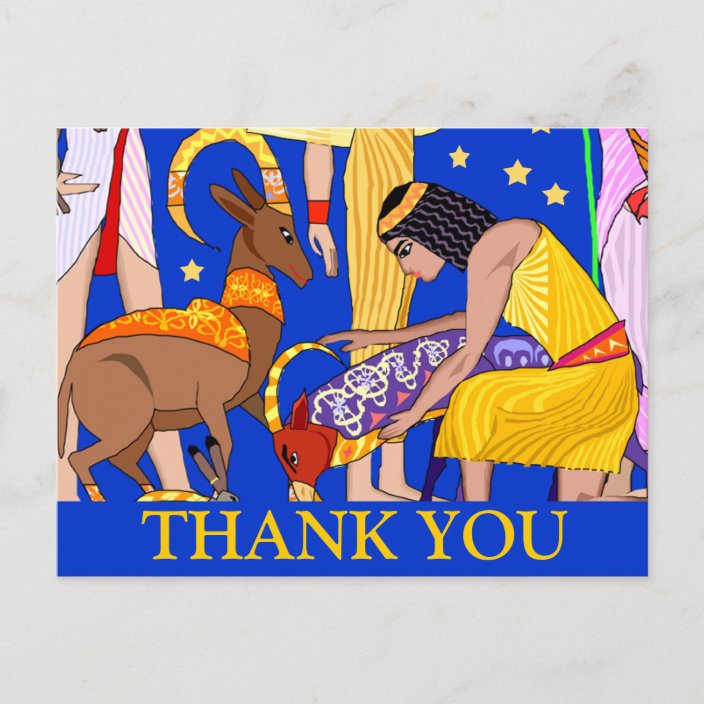 Egyptian motif Thank you card | Zazzle.com