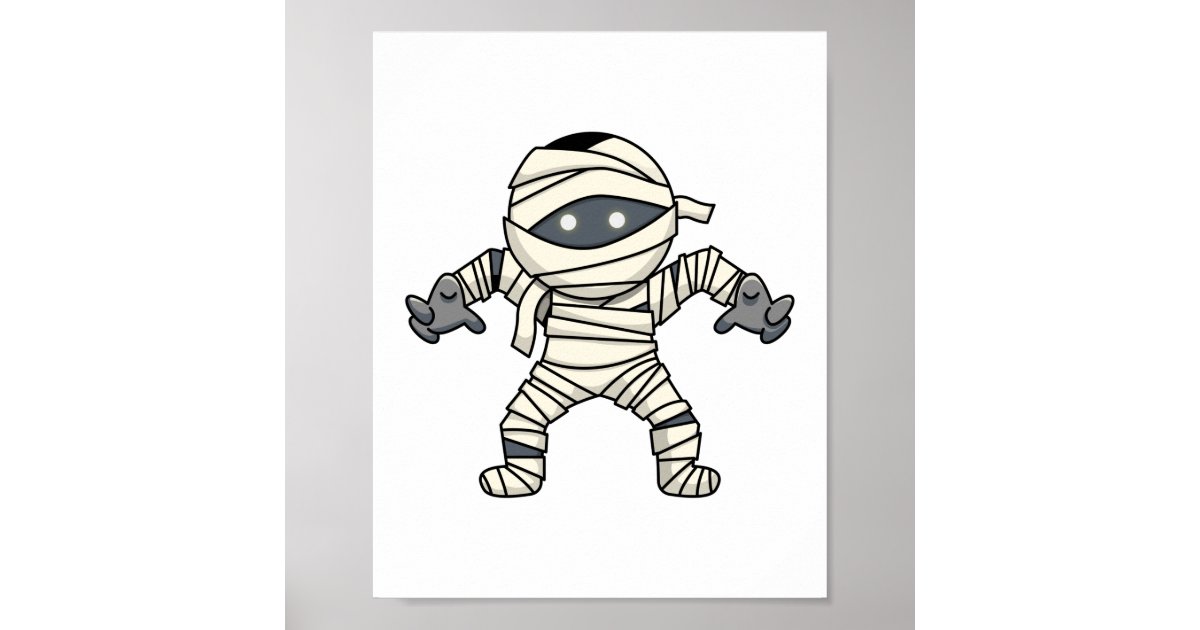 egyptian mummy design poster | Zazzle