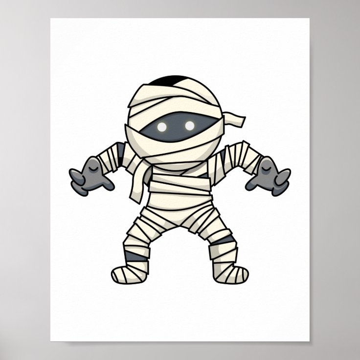 egyptian mummy design poster | Zazzle