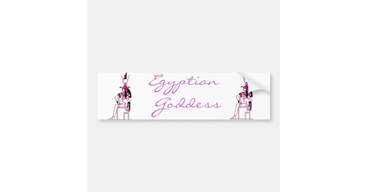 Egyptian Mythology *Isis* Bumper Sticker | Zazzle