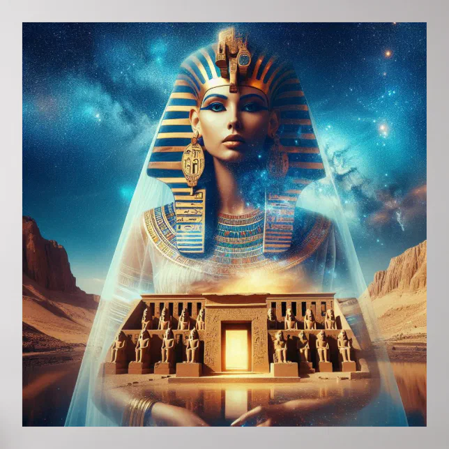 Egyptian Pharaoh Poster | Zazzle