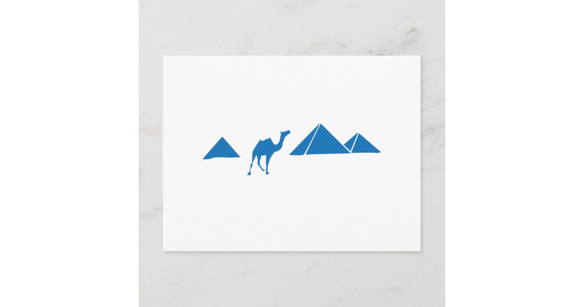 Egyptian Pyramids Postcard | Zazzle