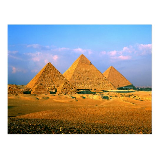 Egyptian Pyramids Postcard : | Zazzle.com