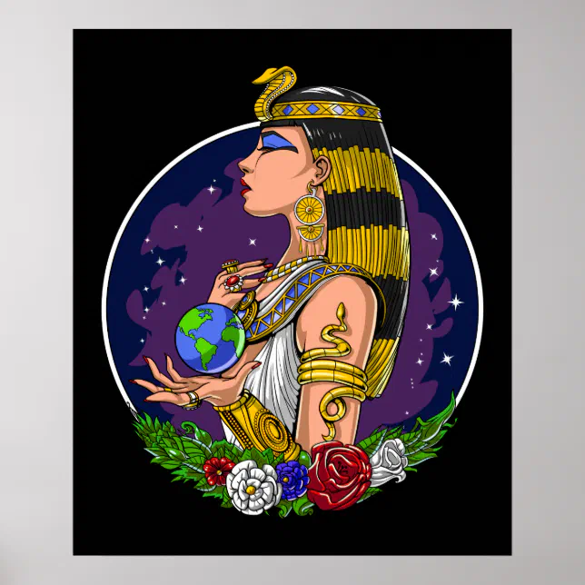 Egyptian Queen Cleopatra Poster | Zazzle