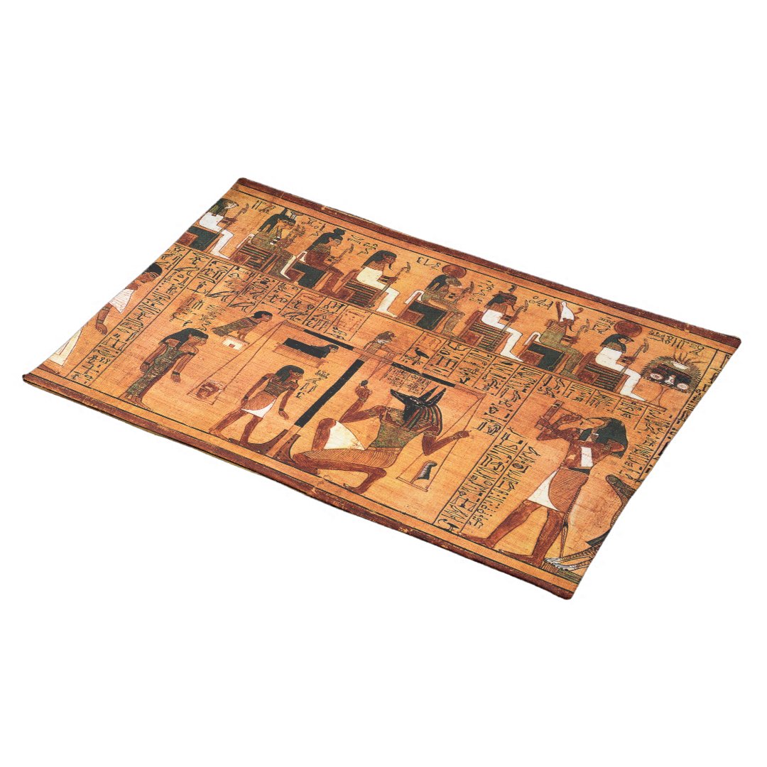 Egyptian Royal Papyrus Cloth Placemat | Zazzle