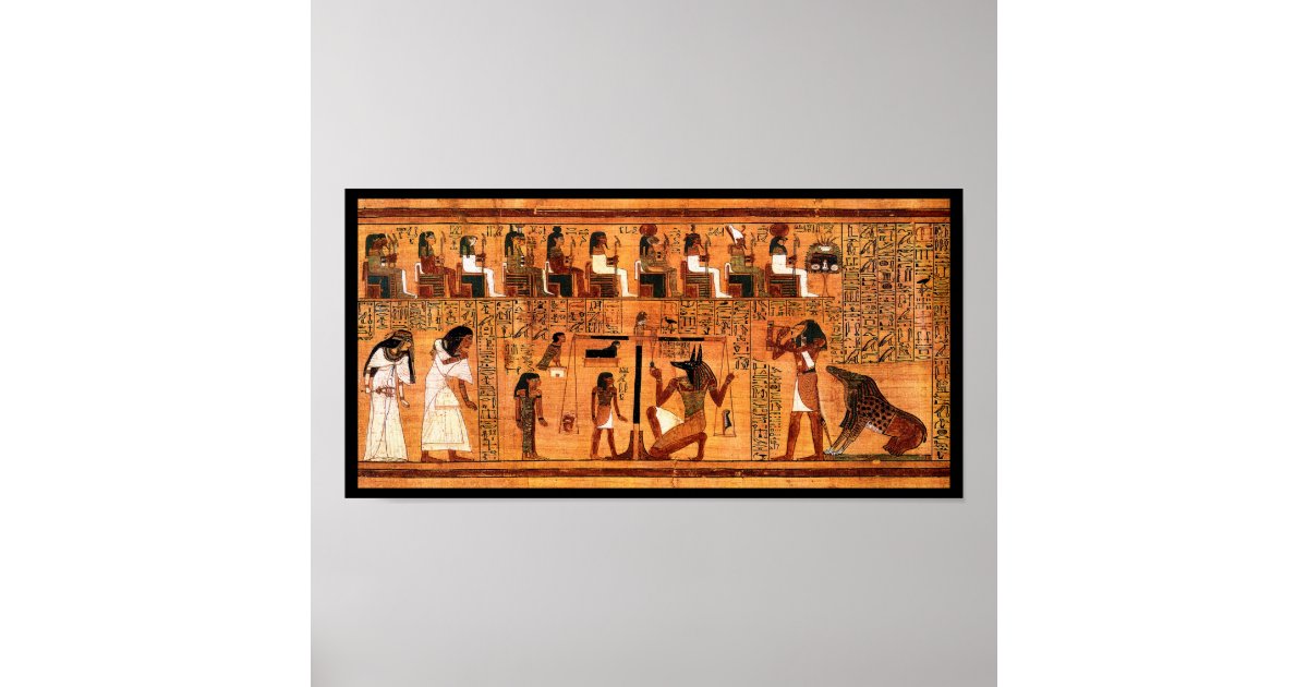 Egyptian Royal Papyrus Poster | Zazzle