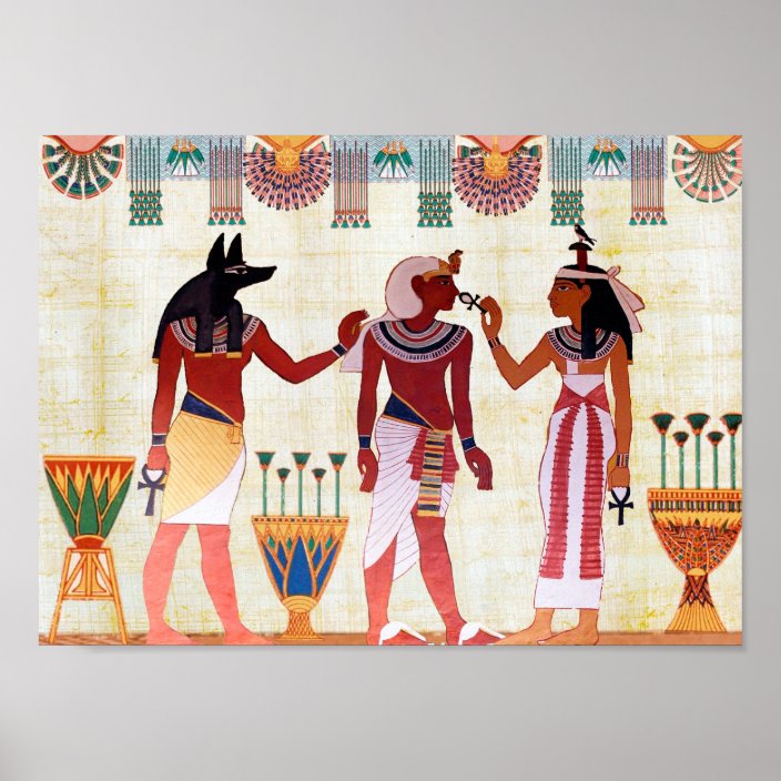 Egyptian Royal Papyrus Poster | Zazzle.com