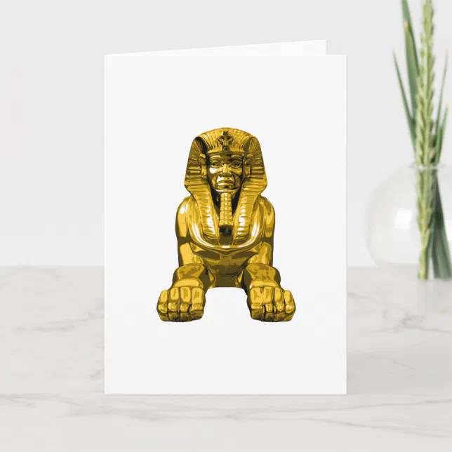 Egyptian Sphinx Card | Zazzle