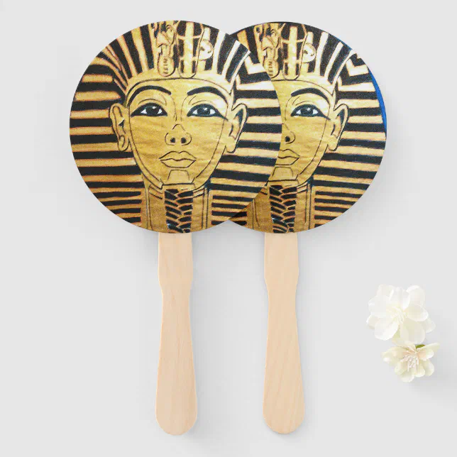 Egyptian Style Round Fan | Zazzle