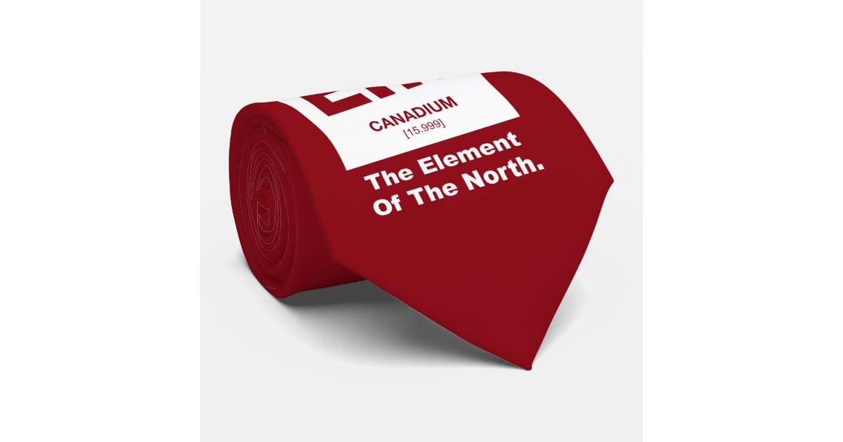 Eh? Canadian Element of Canada Tie | Zazzle