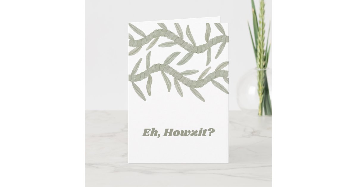 Eh, Howzit? Thank You Card | Zazzle