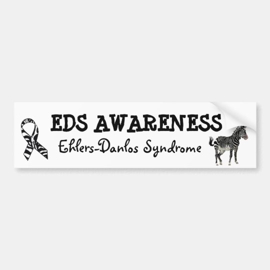 Ehlers-Danlos syndrome Awareness Bumper Sticker | Zazzle.com