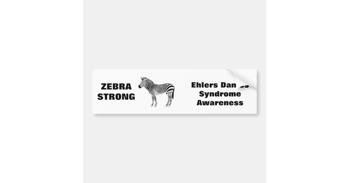 Ehlers Danlos Syndrome Awareness Bumper Sticker | Zazzle
