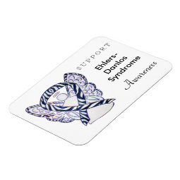Ehlers-Danlos Syndrome Awareness Ribbon Magnets | Zazzle