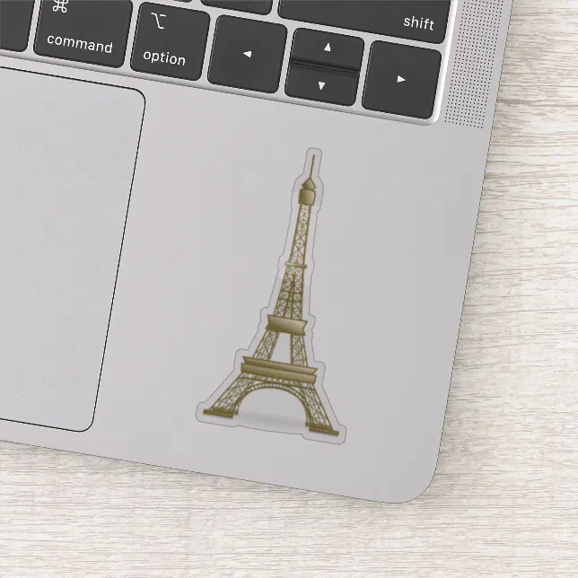 Eiffel Illustration Sticker | Zazzle