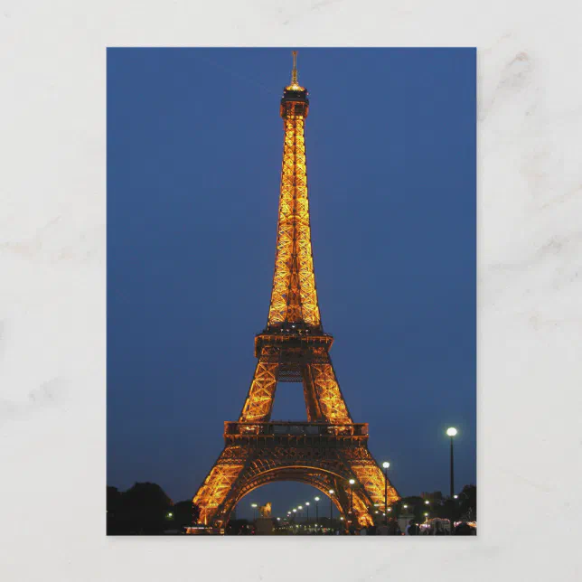Eiffel Tower Beauty Postcard | Zazzle