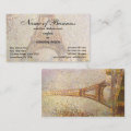 Eiffel Tower by Georges Pierre Seurat Business Card | Zazzle