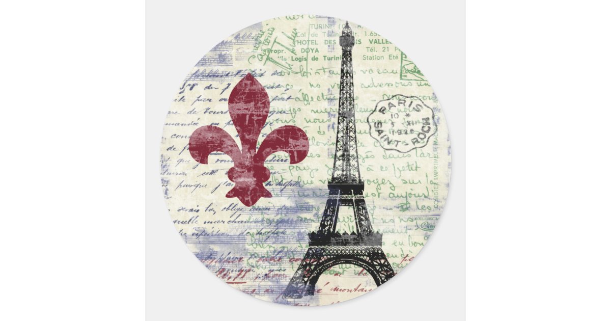 Eiffel Tower France Stickers | Zazzle