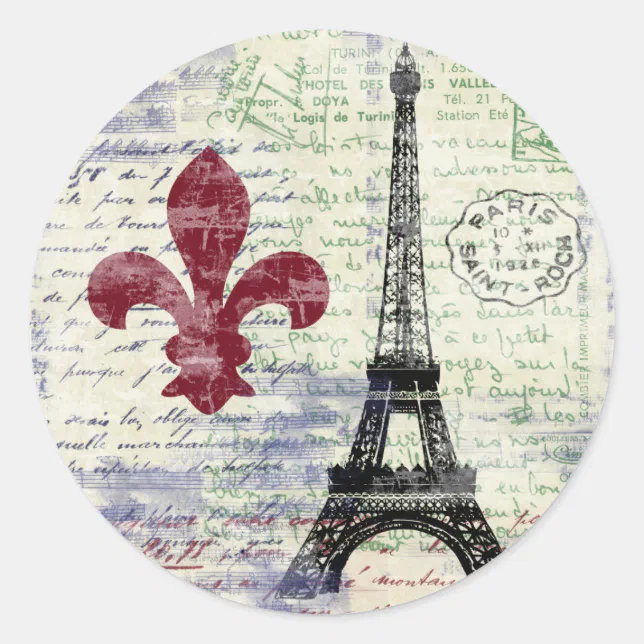 Eiffel Tower France Stickers | Zazzle