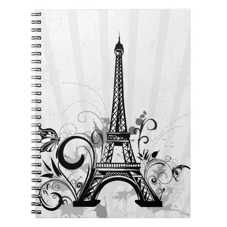 Eiffel Tower French Notebook | Zazzle