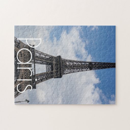 Eiffel Tower in Paris Artwork France Travel Jigsaw Puzzle | Zazzle