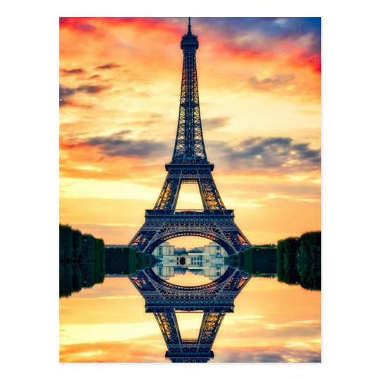 Vintage Paris, Eiffel Tower Postcard | Zazzle.com