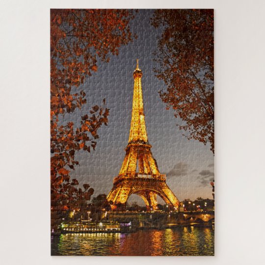 Eiffel Tower - Paris - France - 20x30 - 1014 pc Jigsaw Puzzle | Zazzle.com