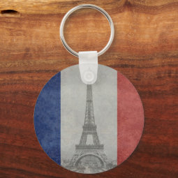 Eiffel tower, Paris France Keychain | Zazzle