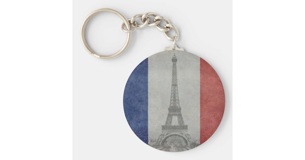 Eiffel tower, Paris France Keychain | Zazzle.com